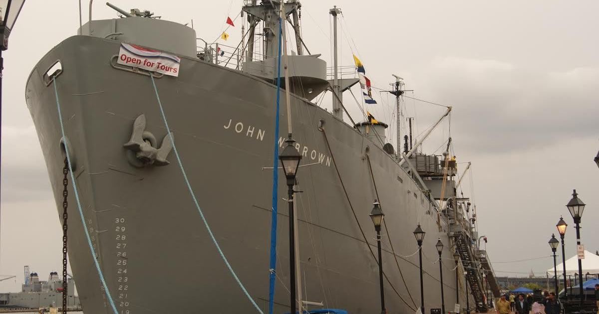 WWII Liberty Ship SS John W. Brown will sail into Norfolk for living ...