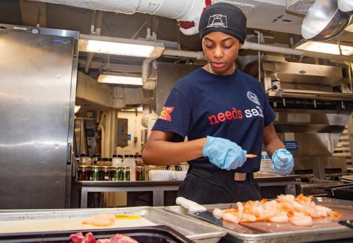 A culinary competition aboard the USS Harry S. Truman boosts morale ...