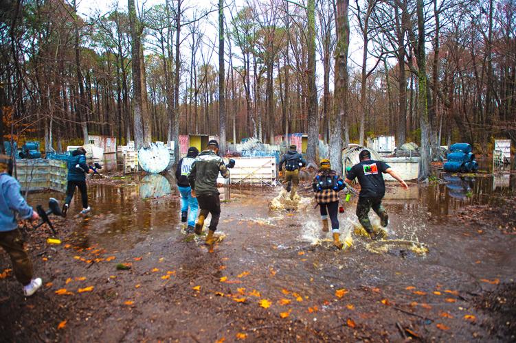 Sailors get colorful at MWR sponsored Command Paintball Color Battle ...