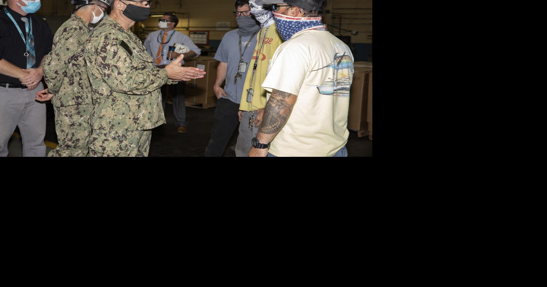 NAVSEA’s new commander visits Norfolk Naval Shipyard | Norfolk Navy ...