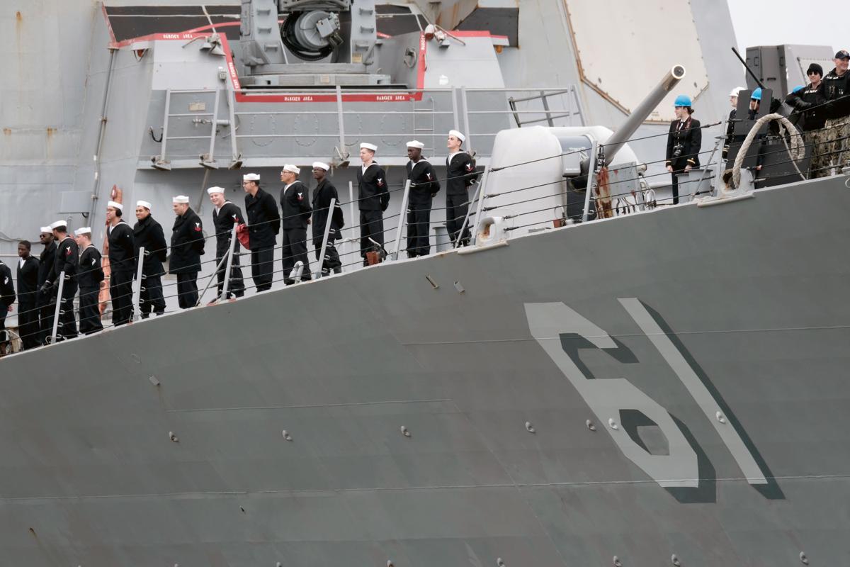 USS Ramage returns from deployment | Norfolk Navy Flagship ...