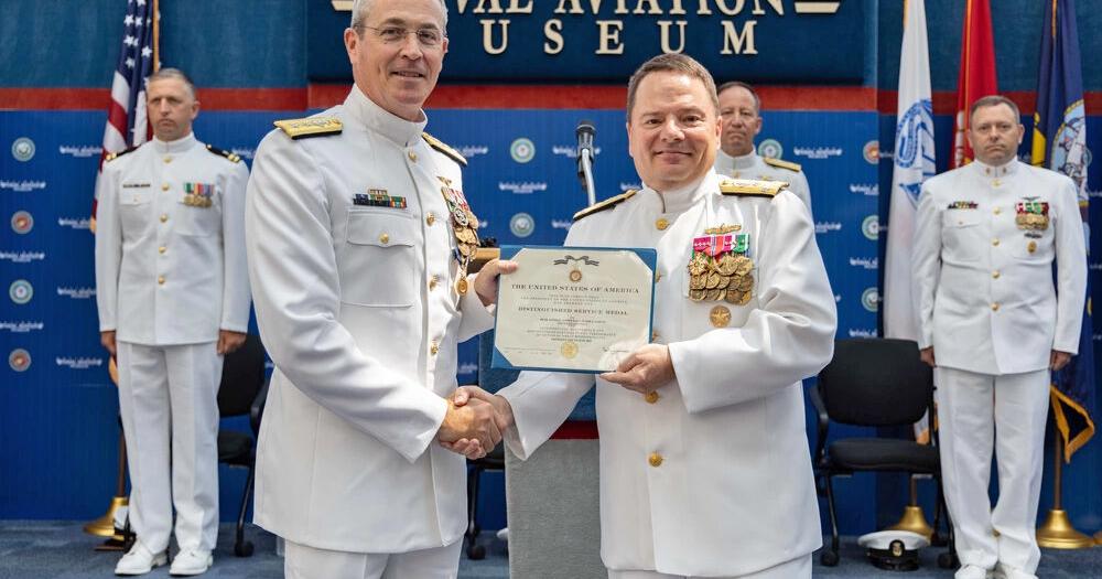 Naval Education and Training Command holds change of command ceremony ...