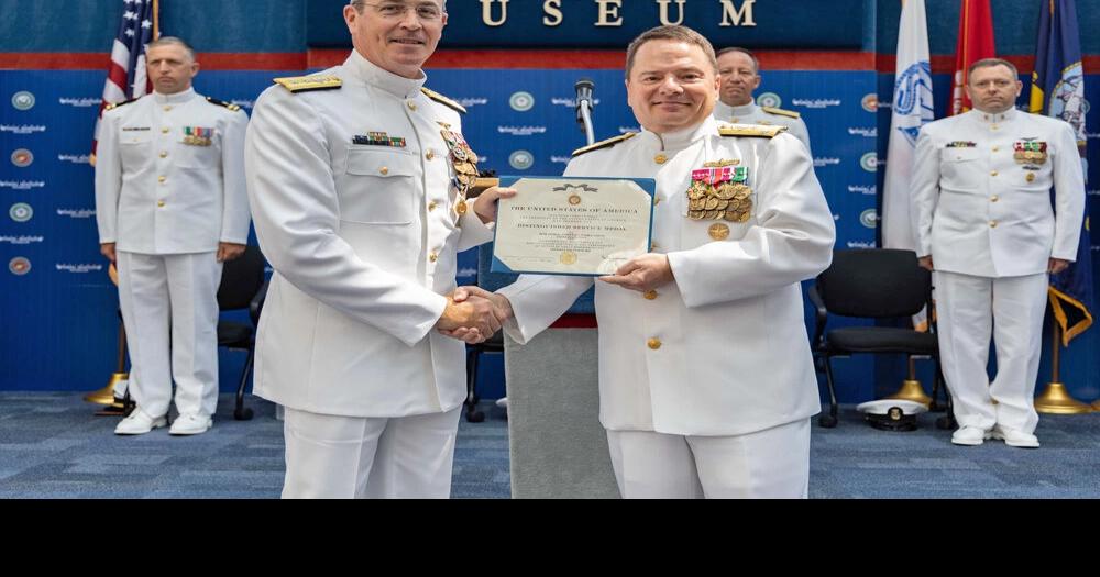 Naval Education and Training Command holds change of command ceremony ...