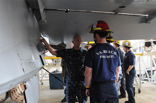 Virginia Beach firefighters receiving training at Oceana | News ...