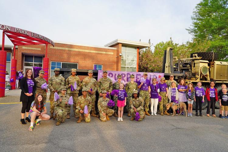 Shelton Park Elementary celebrates Purple Up Day | Top Stories ...