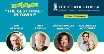 The Norfolk Forum Announces 2024-25 Season to include Jon Meacham, Erik ...
