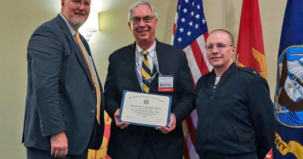 NSWCPD’s Dr. E. Michael Golda receives ASNE Harold E. Saunders Award ...