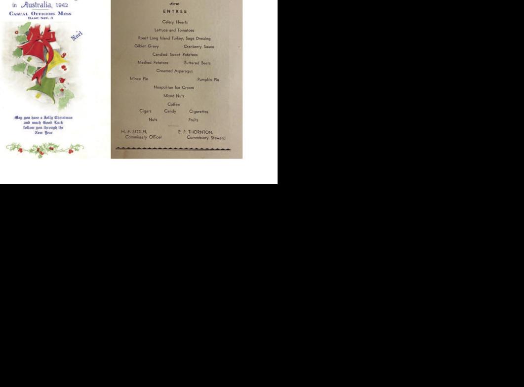 Services showcase menus from Christmases past | Top Stories ...