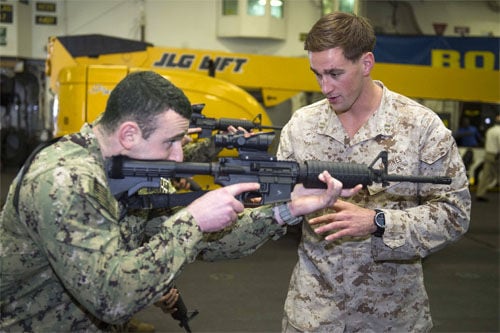 Marines instruct Sailors in combat marksmanship | Top Stories ...