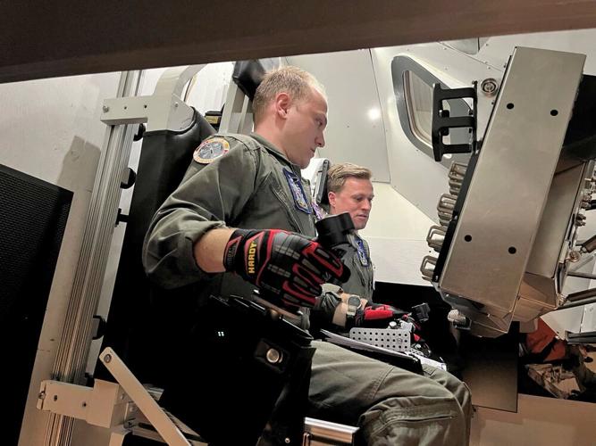 Naval test pilot school students evaluate Orion handling qualities at ...