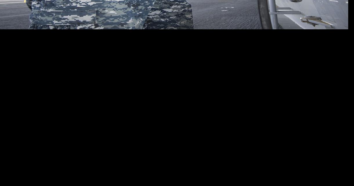 Aviation Boatswain’s Mate (Handling) 3rd Class Cody McCabe, USS Abraham ...