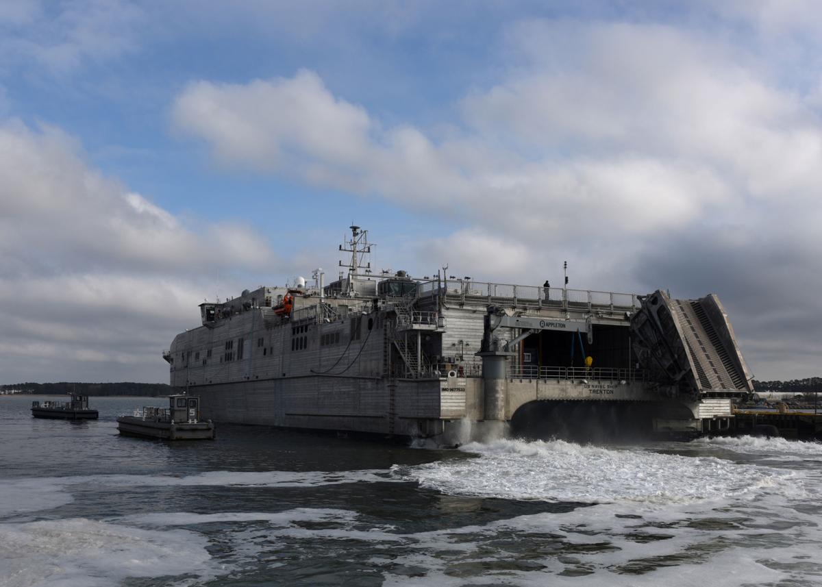 First down-range deployment for USNS Trenton | Top Stories ...