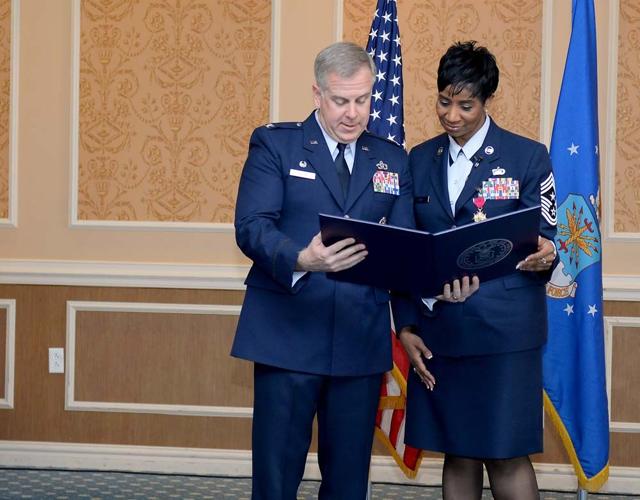 633rd ABW says farewell to beloved command chief | Awards And Honors ...