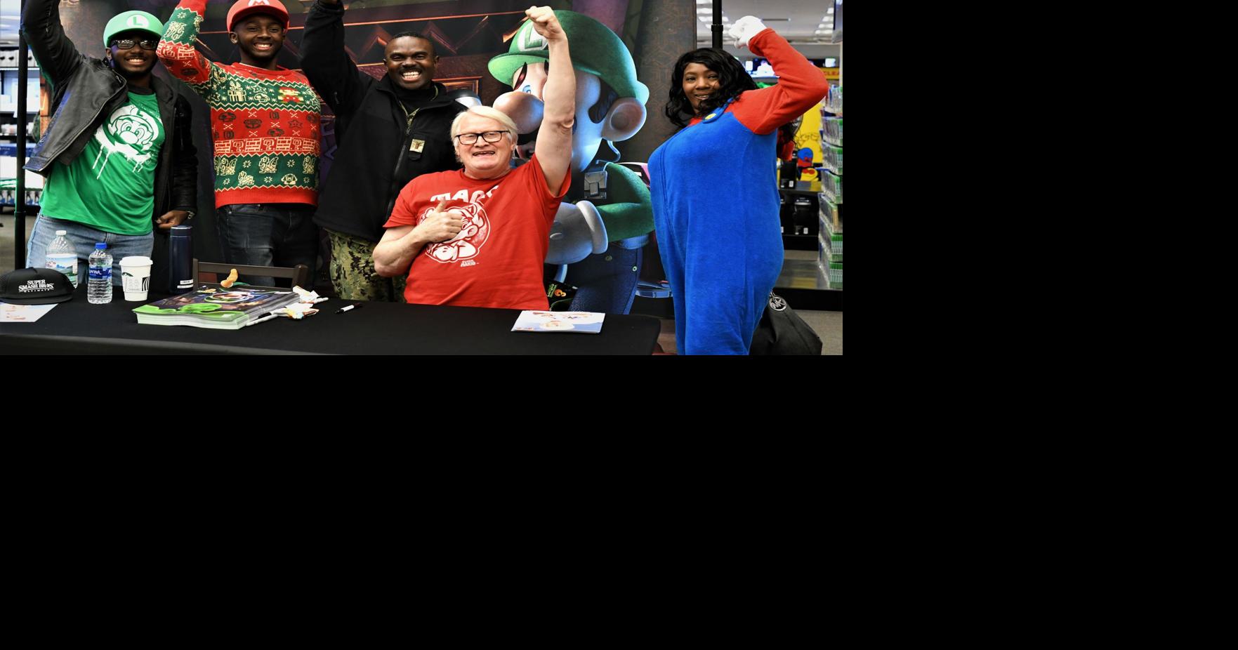 The voice of Mario, Charles Martinet, holds meet and greet at Norfolk ...