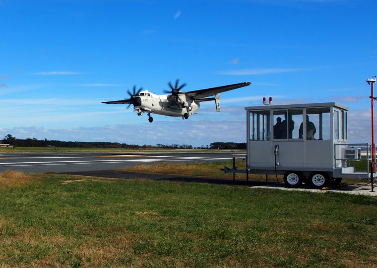 NASA and Navy officially open Wallops Flight Facility for E-2/C-2 FCLP ...