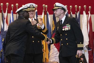 Crew of future USS Idaho (SSN 799) holds first change of command ...