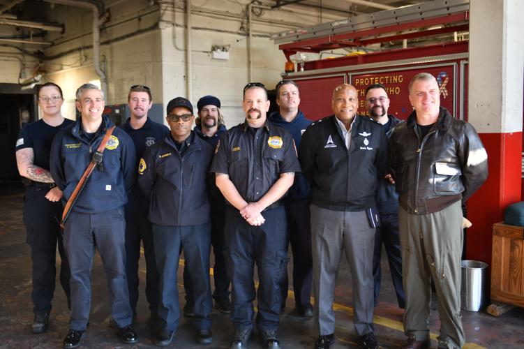 Maj. Gen. Pepper thanks Naval Station Norfolk firefighters for ...