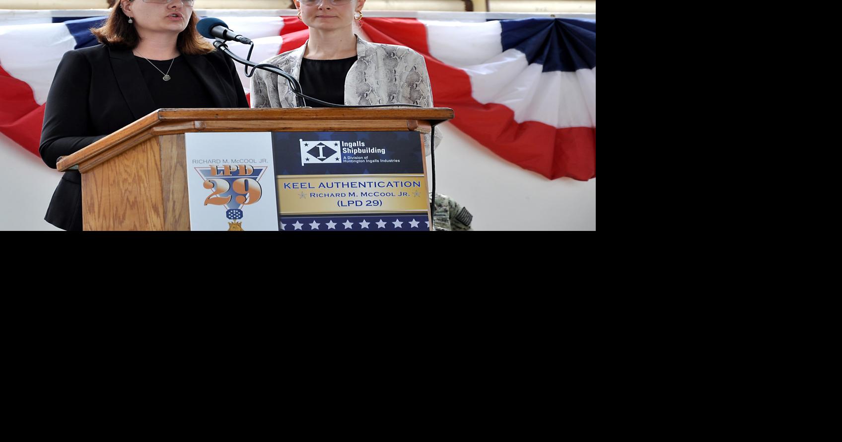 Future USS Richard M. McCool, Jr. keel authenticated | News ...