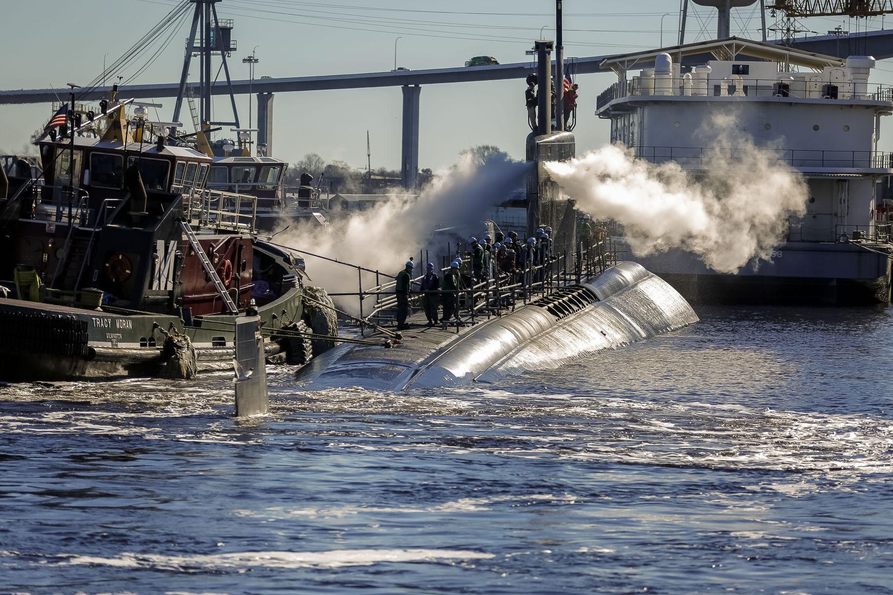 San Francisco arrives at NNSY for MTS conversion | Top Stories ...