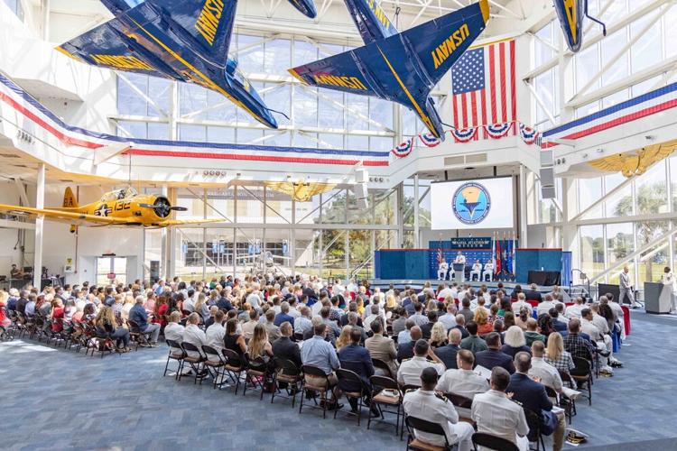 Naval Education and Training Command holds change of command ceremony ...