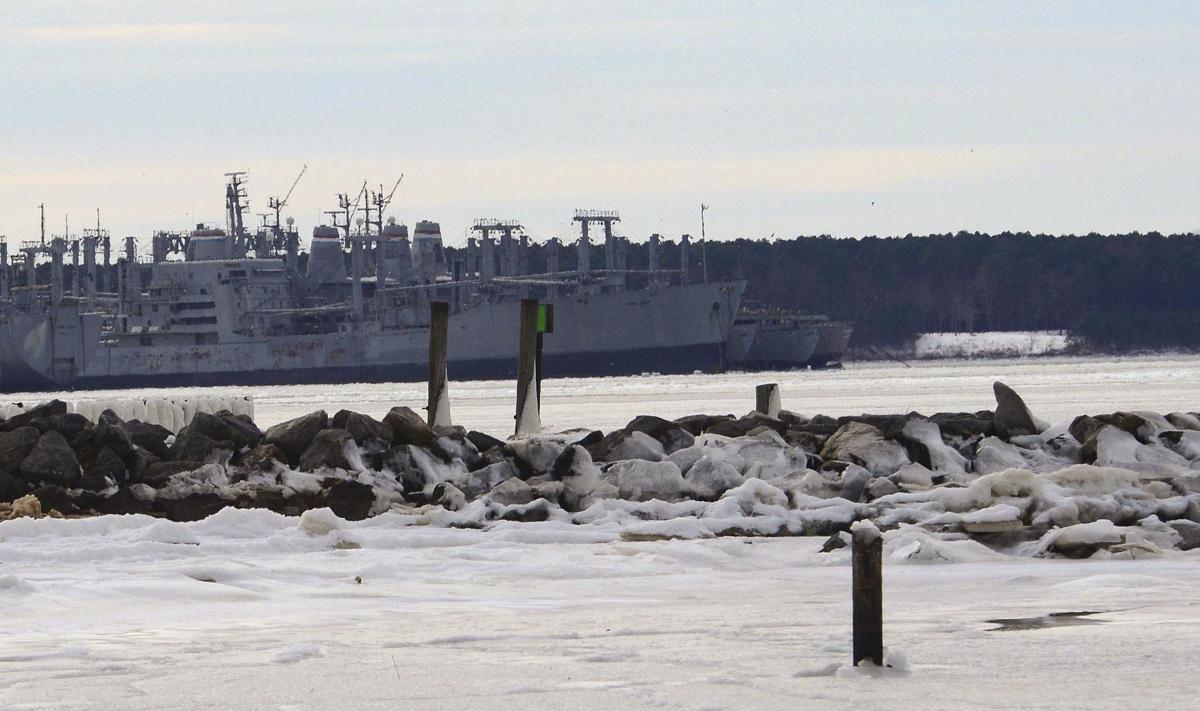 Winter Storm Grayson dropped snow, temperatures in Hampton Roads | Air ...