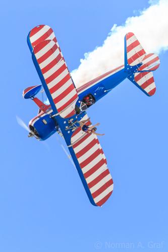 Greg Shelton and wingwalker Samantha Albrecht to be featured at air ...