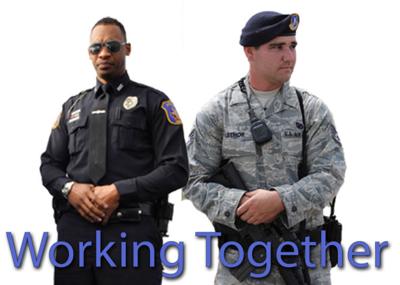Working together: Security Forces partners with local police ...