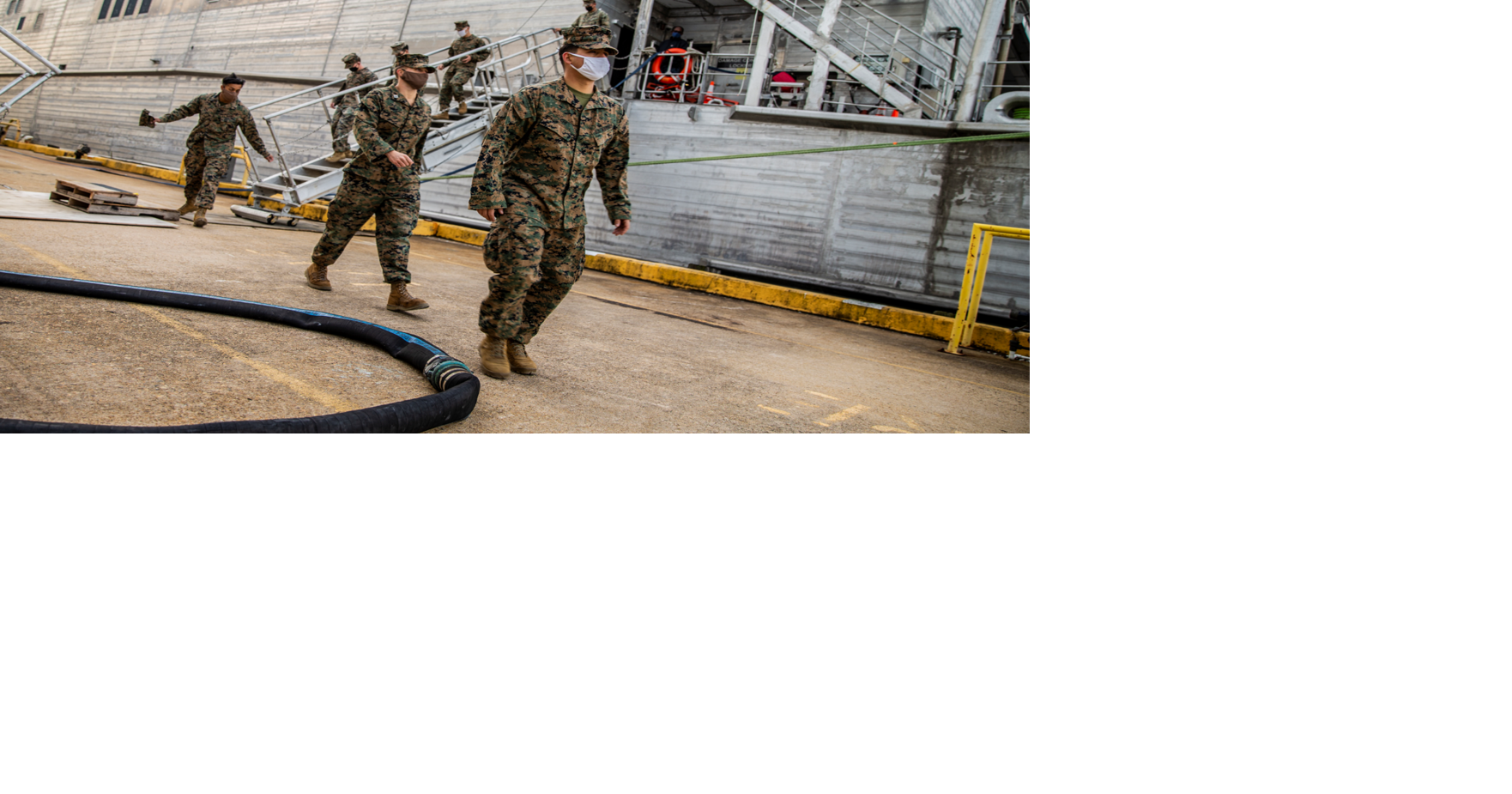 Marine-Naval integration continues: US Marines return from USNS ...
