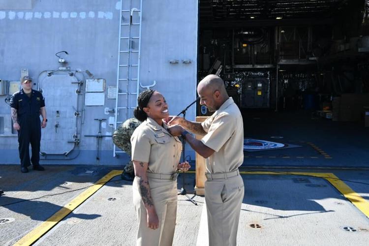 Navy husband and wife promoted to Command Master Chief | Quarterdeck ...