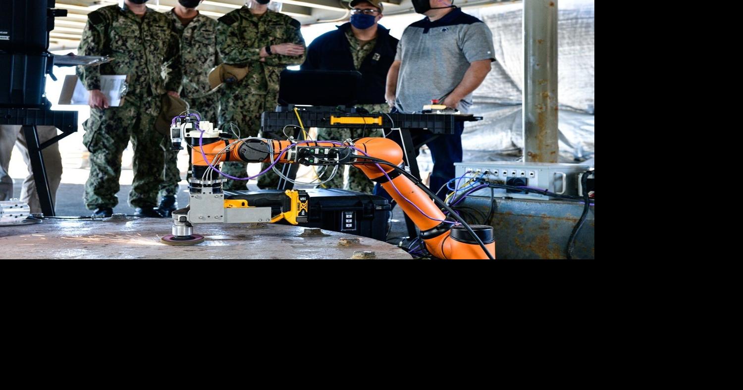 Navy debuts future state technology to automate maintenance on ships ...