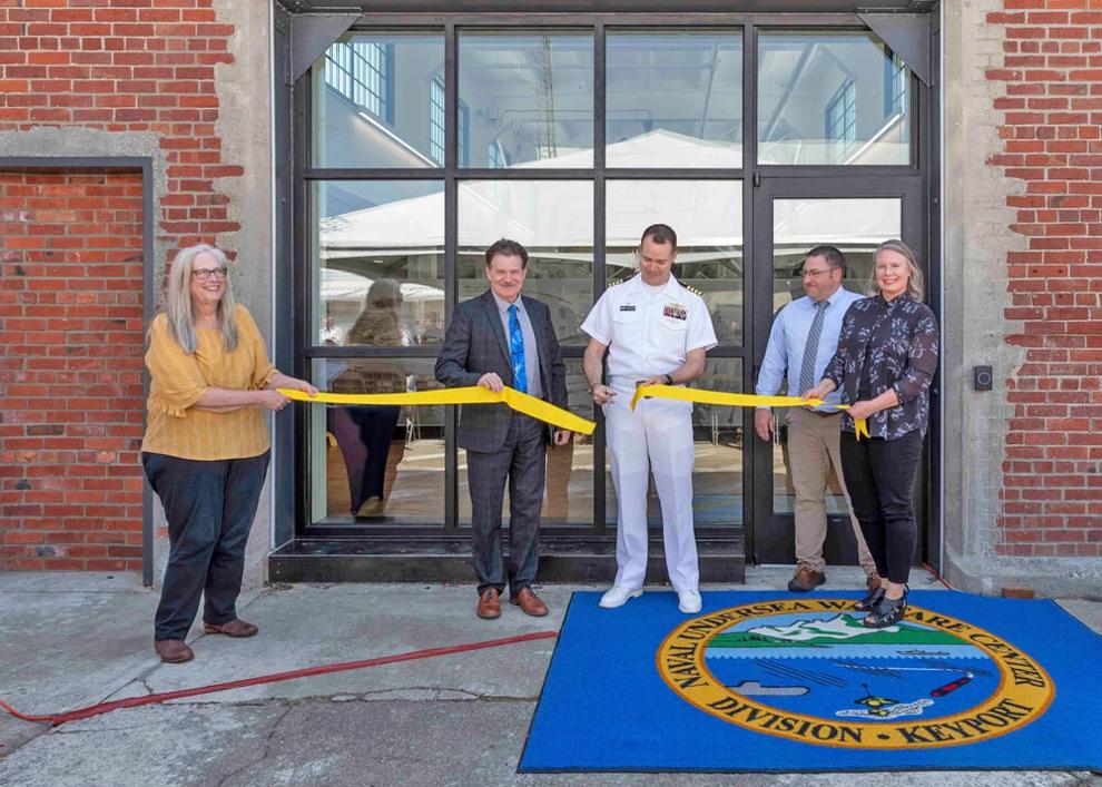 Ribbon cutting celebrates reopening of NUWC Division, Keyport’s oldest ...