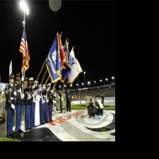 JCCoE Color Guard Performs at NASCAR | Photos | militarynews.com
