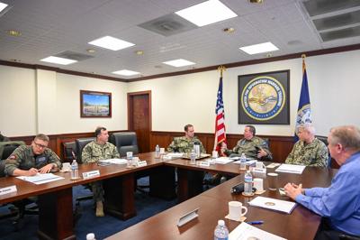 NETC Commander visits CIWT to discuss Curriculum Development Branch ...