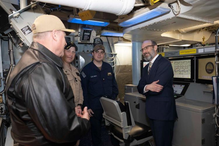 Acting Secretary of the Navy visited Norfolk-based ships | Quarterdeck ...