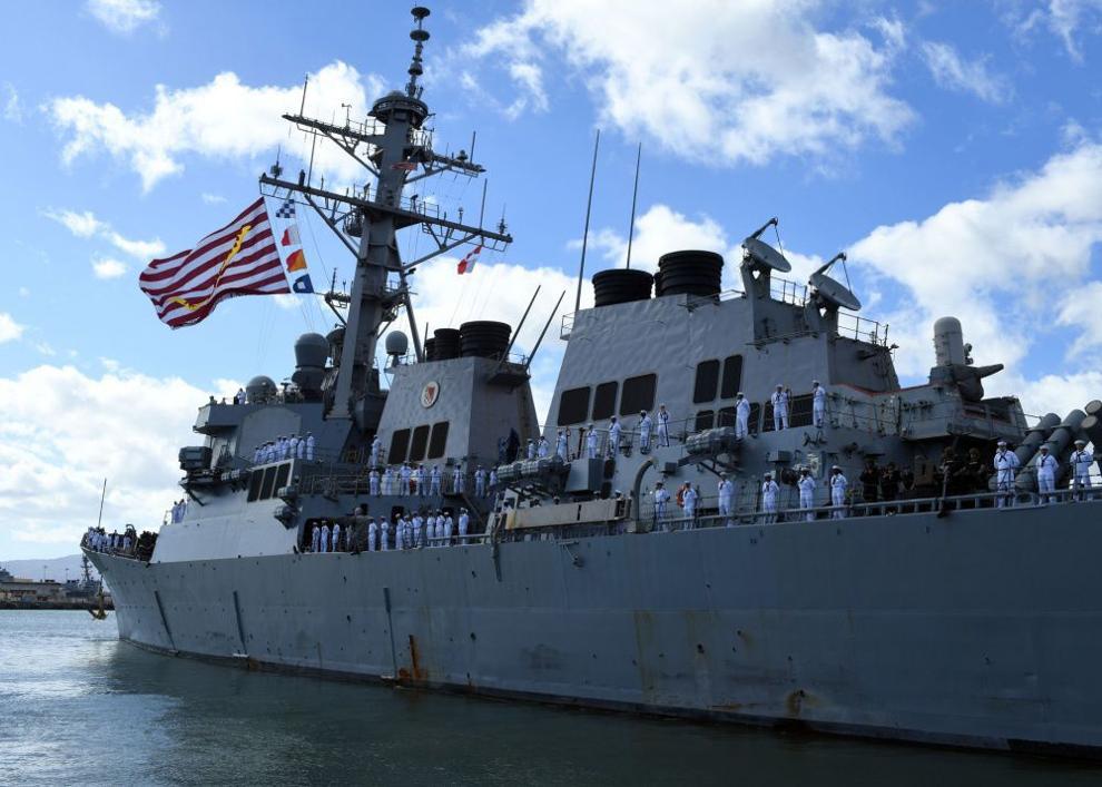 USS Hopper departs for Western Pacific and Middle Eastern deployment ...