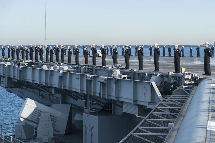 Manning the Rails of the USS Harry S. Truman | Multimedia ...
