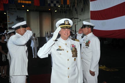 Hamilton assumes command of Enterprise: Capt. William C. Hamilton ...