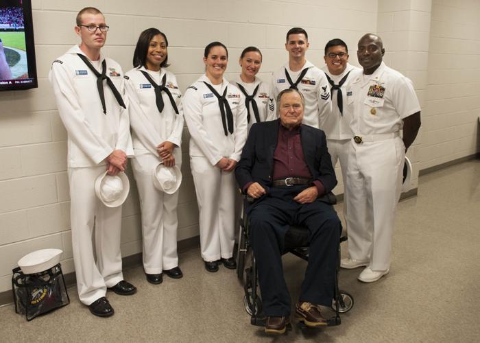 Bush Sailors recognized at Aggie Football Military Appreciation Night ...