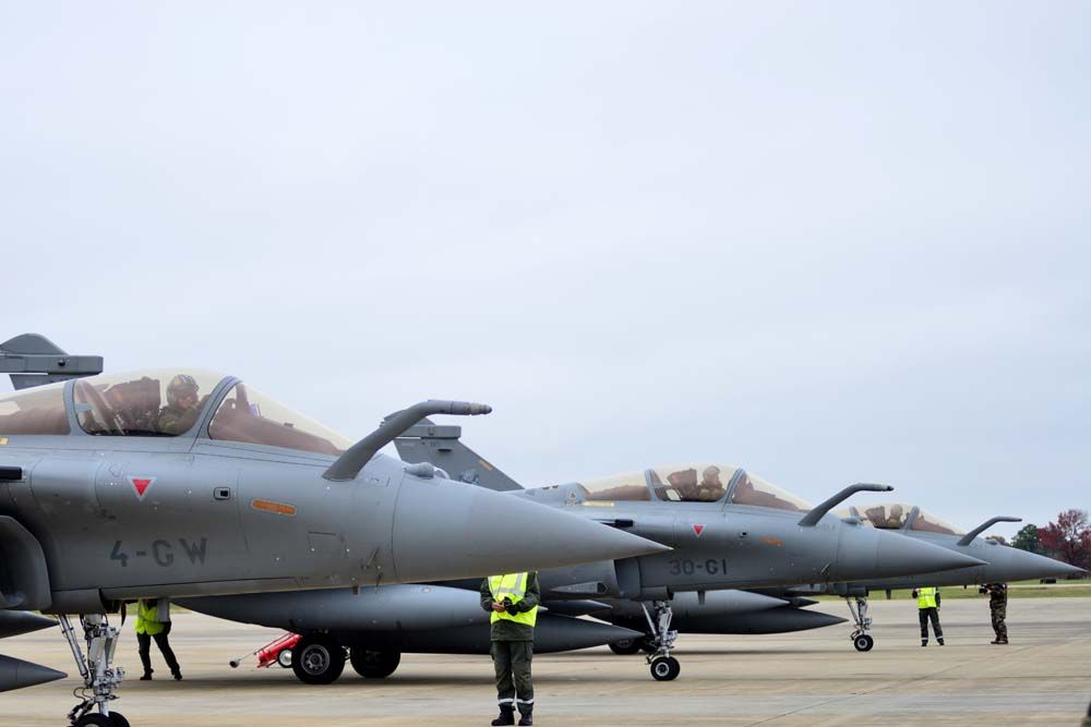 Royal, French air forces arrive for coalition exercise | Photos ...