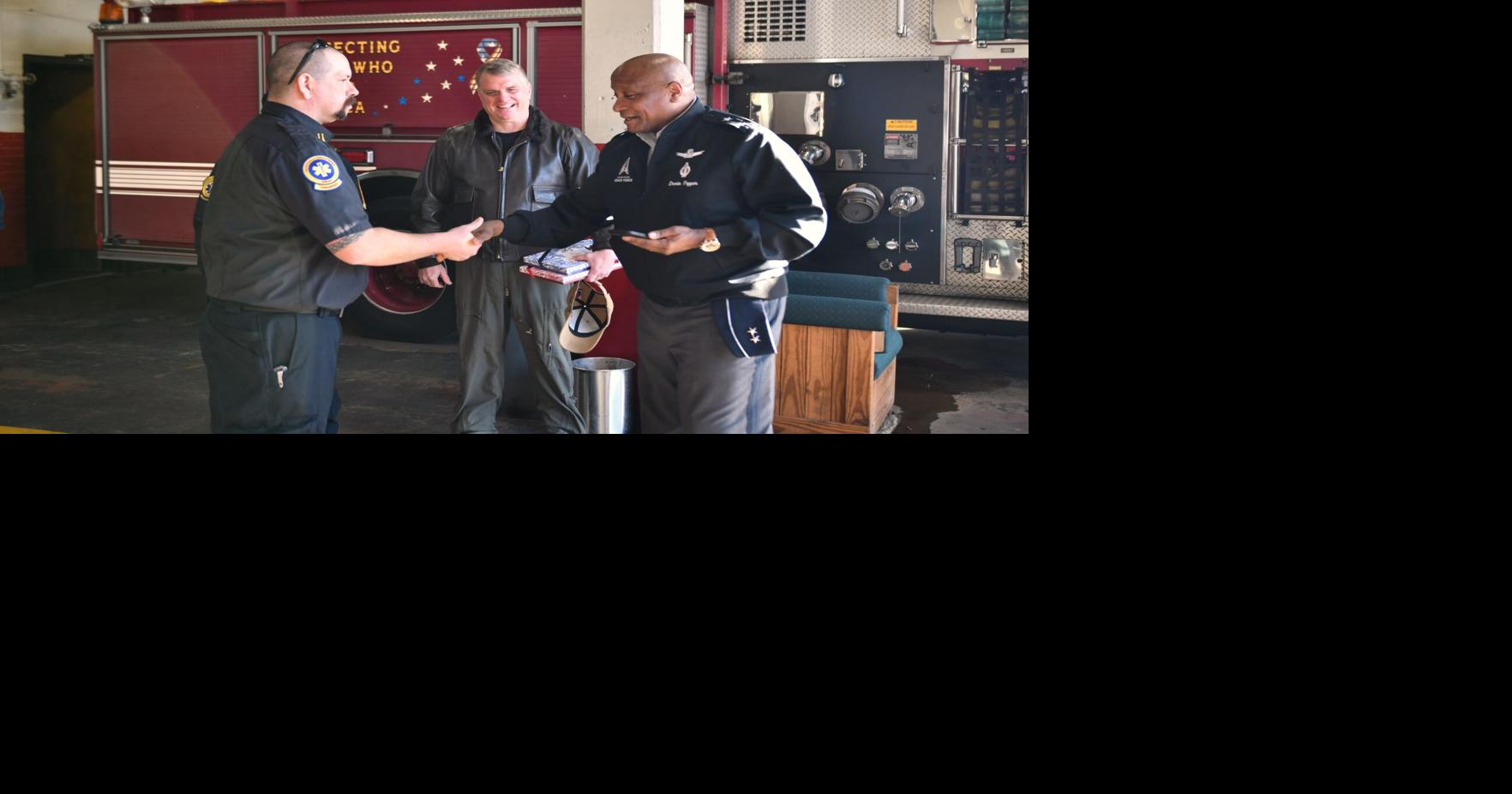 Maj. Gen. Pepper thanks Naval Station Norfolk firefighters for ...