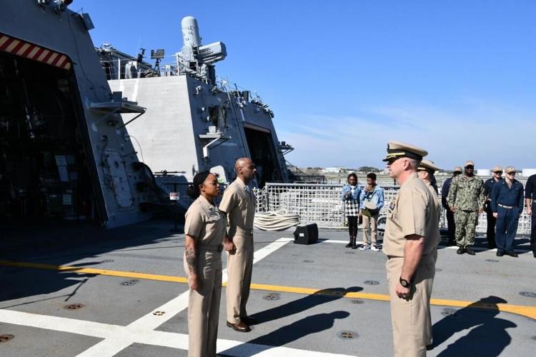Navy husband and wife promoted to Command Master Chief | Quarterdeck ...