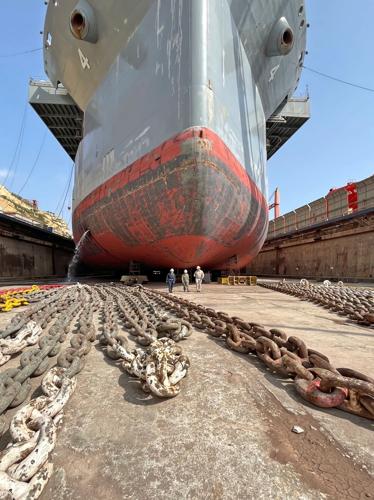 USS Hershel “Woody” Williams hosts MSCEURAF during Malta maintenance ...