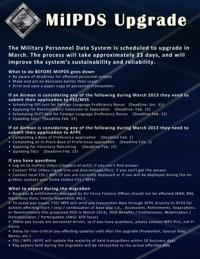 MilPDS Upgrade: Airmen should review personnel records, accomplish ...