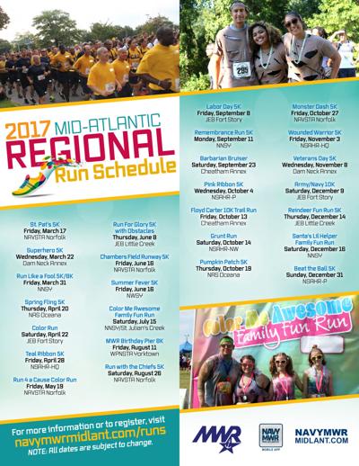 2017 Mid-Atlantic MWR Run Schedule | Base Information | militarynews.com