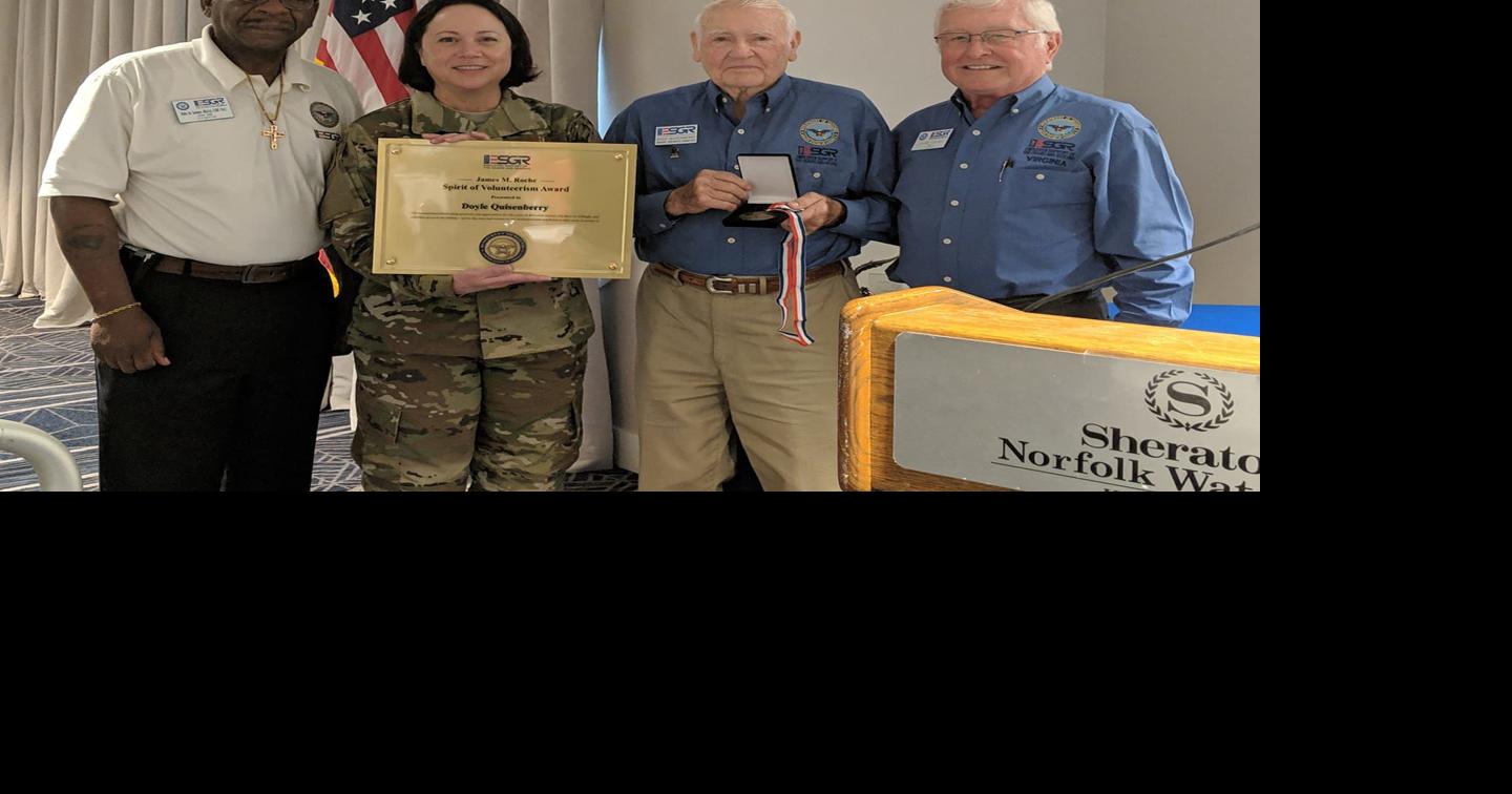 James M. Roche Spirit of Volunteerism award given to dedicated ESGR ...