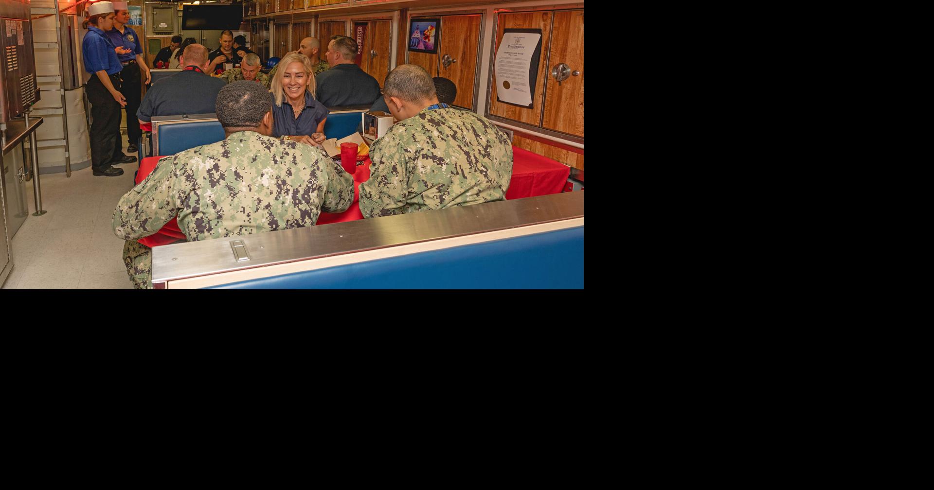 HII celebrates first meal aboard Virginia-class submarine New Jersey ...