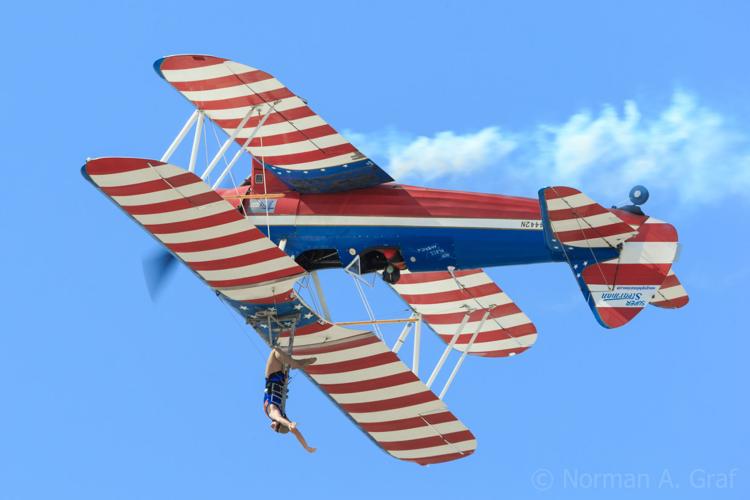 Greg Shelton and wingwalker Samantha Albrecht to be featured at air ...