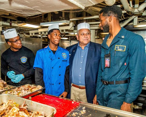 SECNAV and Betty Del Toro give thanks to Sailors and their families on Thanksgiving ...