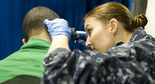 When Sailors fall ill on land or sea, there is only one place for them ...