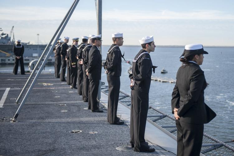 Manning the Rails of the USS Harry S. Truman | Multimedia ...